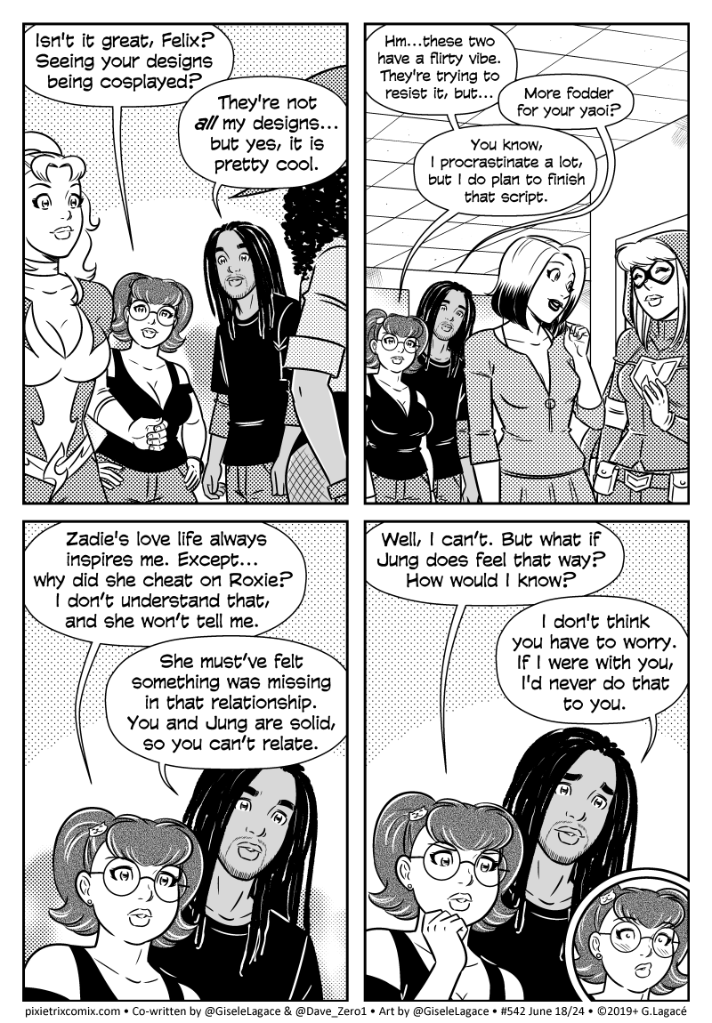 Pixie Trix Comix - Flirty vibe